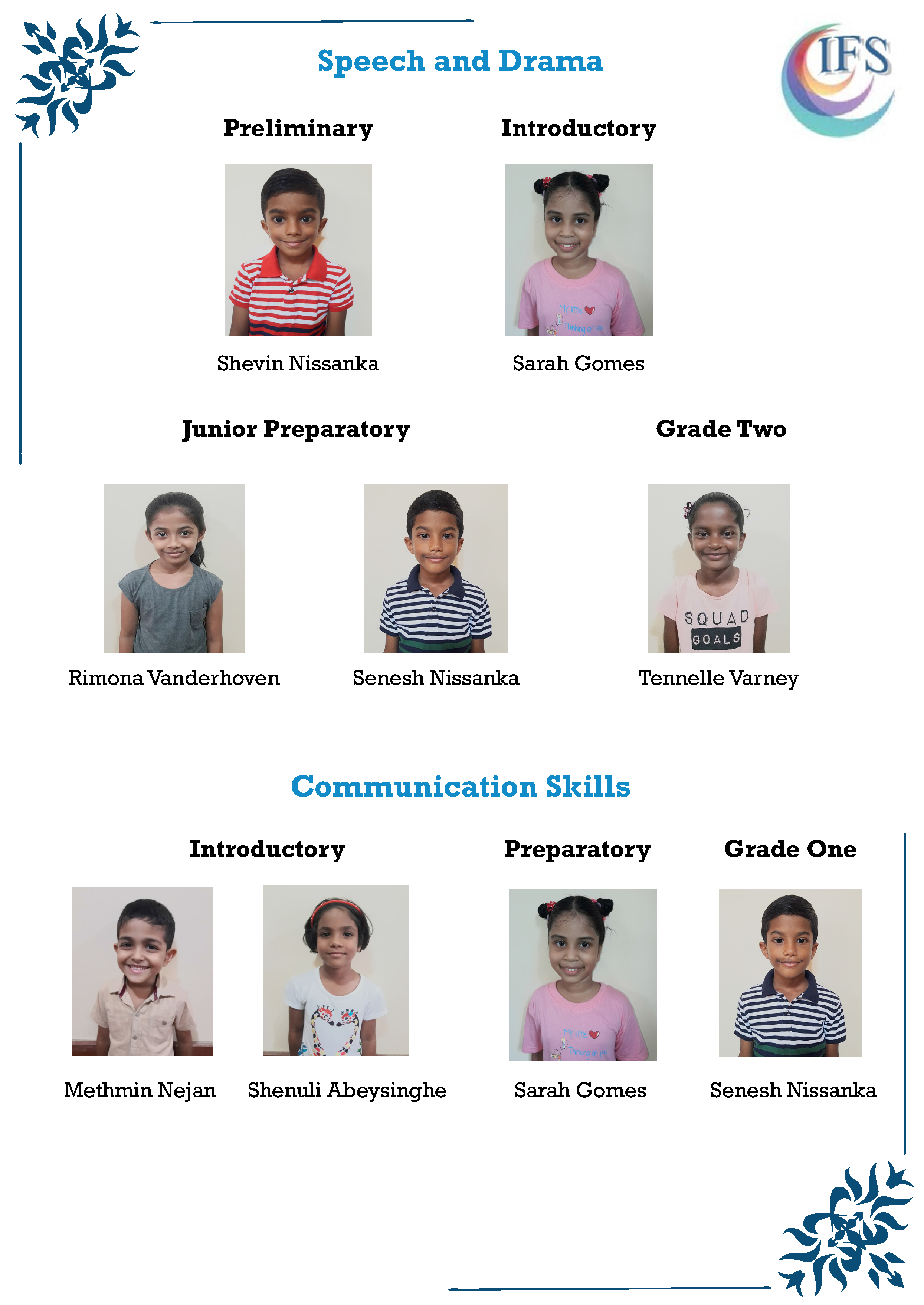 Ishani Fernando School of Speech, Drama & Communication