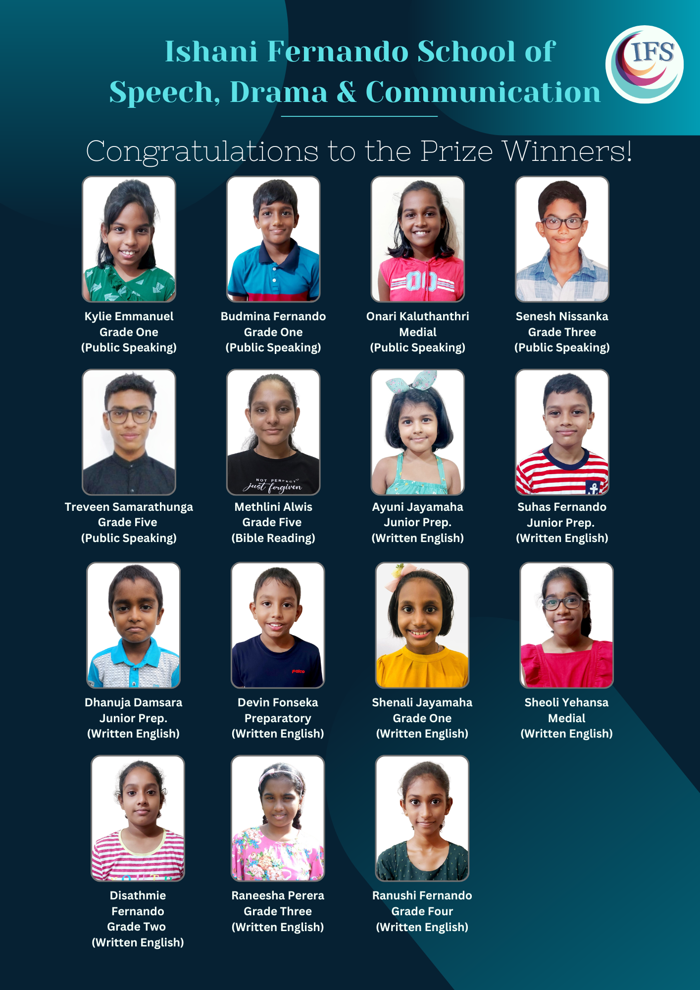 Ishani Fernando School of Speech, Drama & Communication